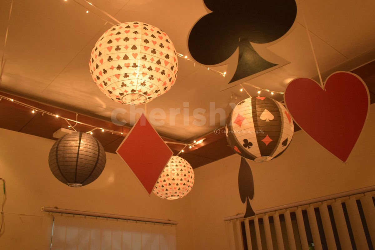 Card Themed Party Decoration with Poker, Casino Theme cutouts | Bangalore