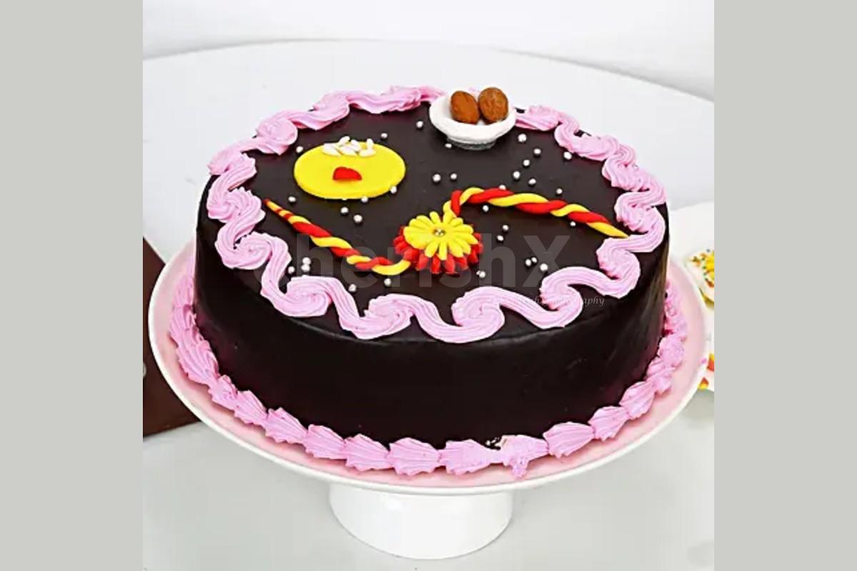 Order Rakhi Special designer Cake Online Free Shipping in Delhi, NCR ...