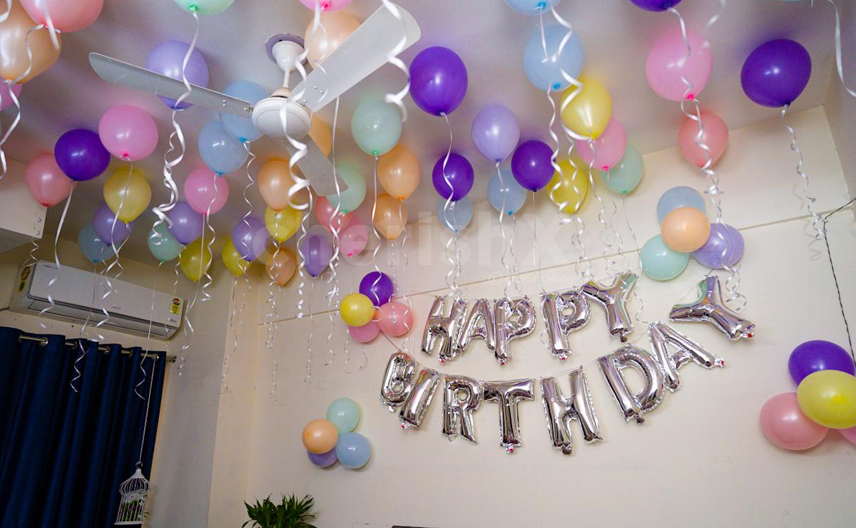 Pastel Balloon Decoration Surprise with colorful balloons | Hyderabad