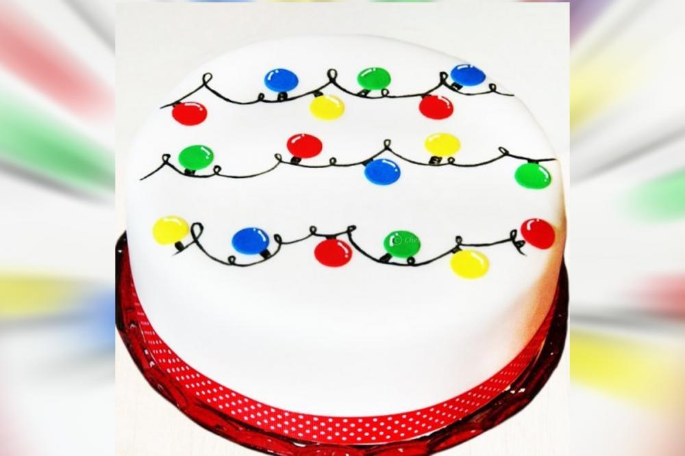 Order this Christmas Bell Cake on Online with Free Shipping in Delhi ...