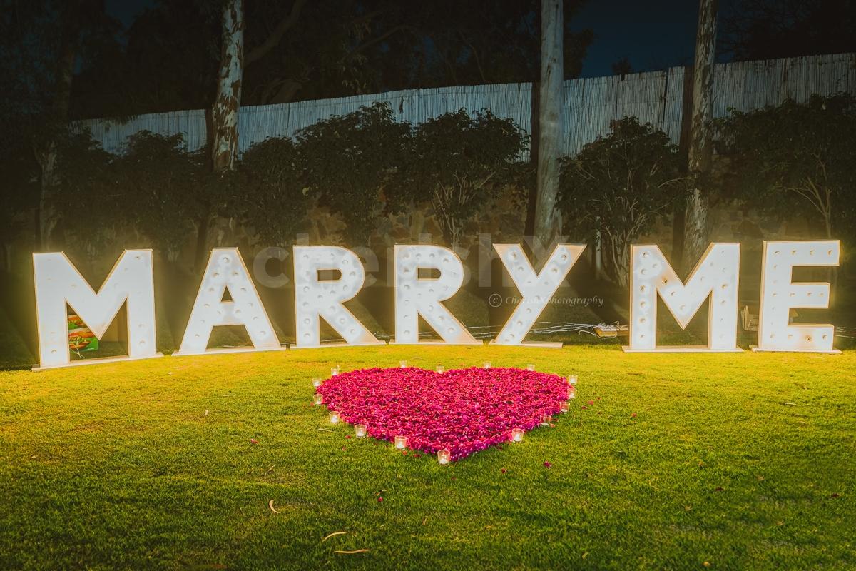 Romantic and Beautiful Proposal Setup to pop the question