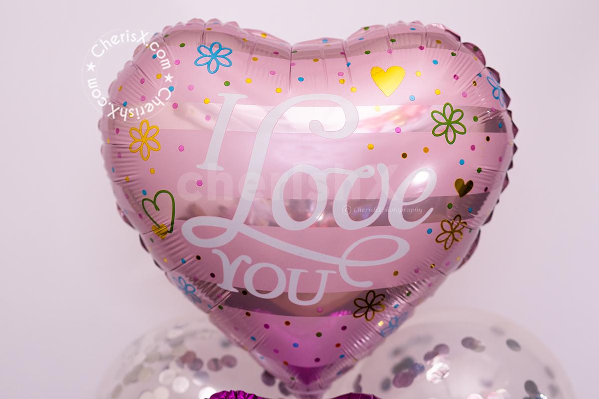 A Valentine’s Pink Love Balloon Bouquet Gift for Boyfriends and ...