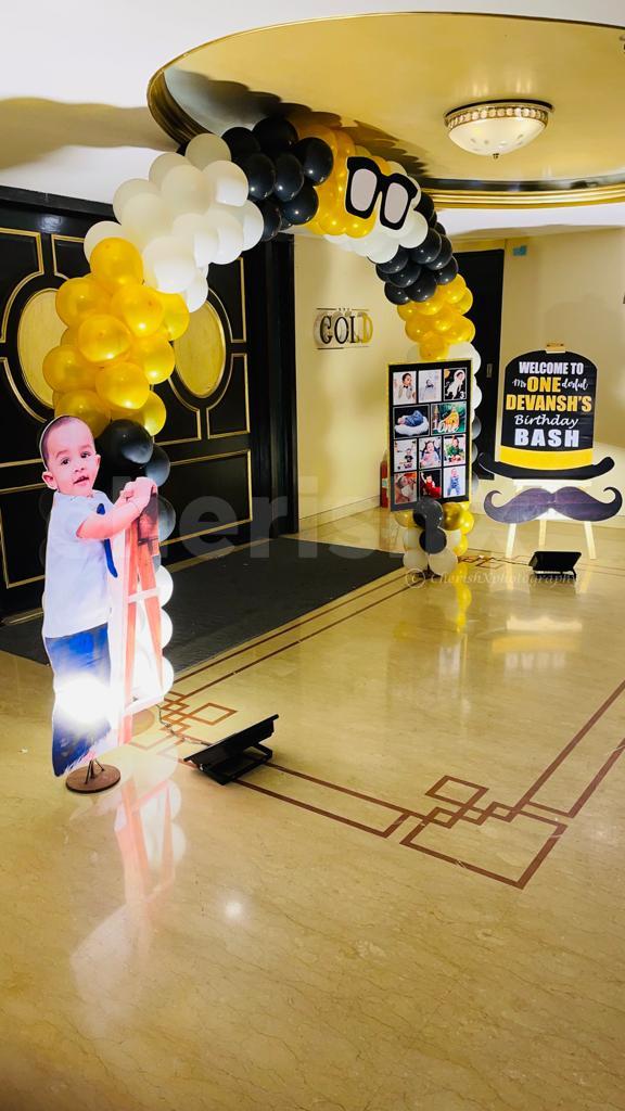 A Golden Little Man Theme Decoration for your Kid’s Birthday or any ...