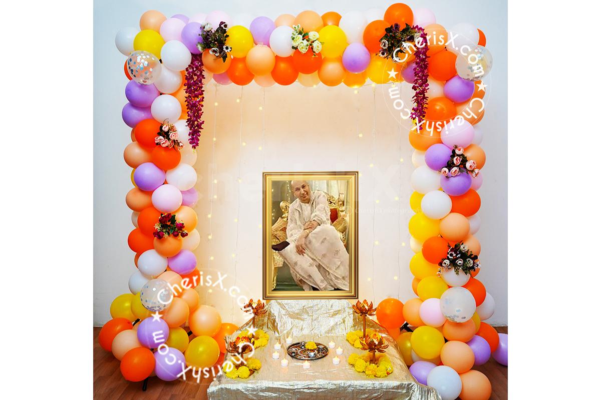 Guru Ji Birthday Flower and Balloon Decor in your city | Delhi NCR