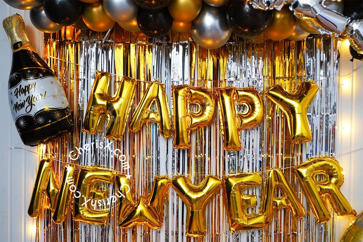 The celebration of new year theme party can never go with this special ...