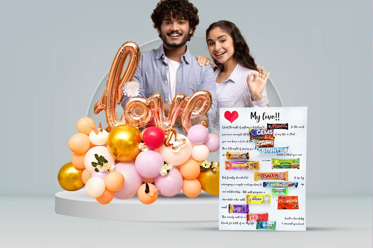 Spread love and affection by gifting your partner the Love Balloon ...