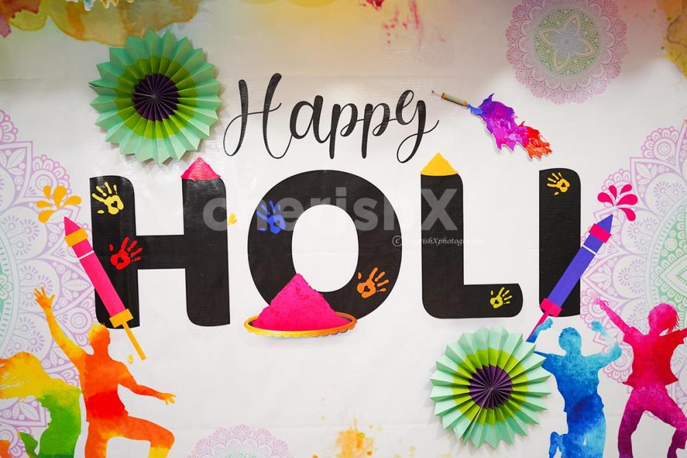 Surprise your guest with this amazing colourful decor this Holi | Ahmedabad