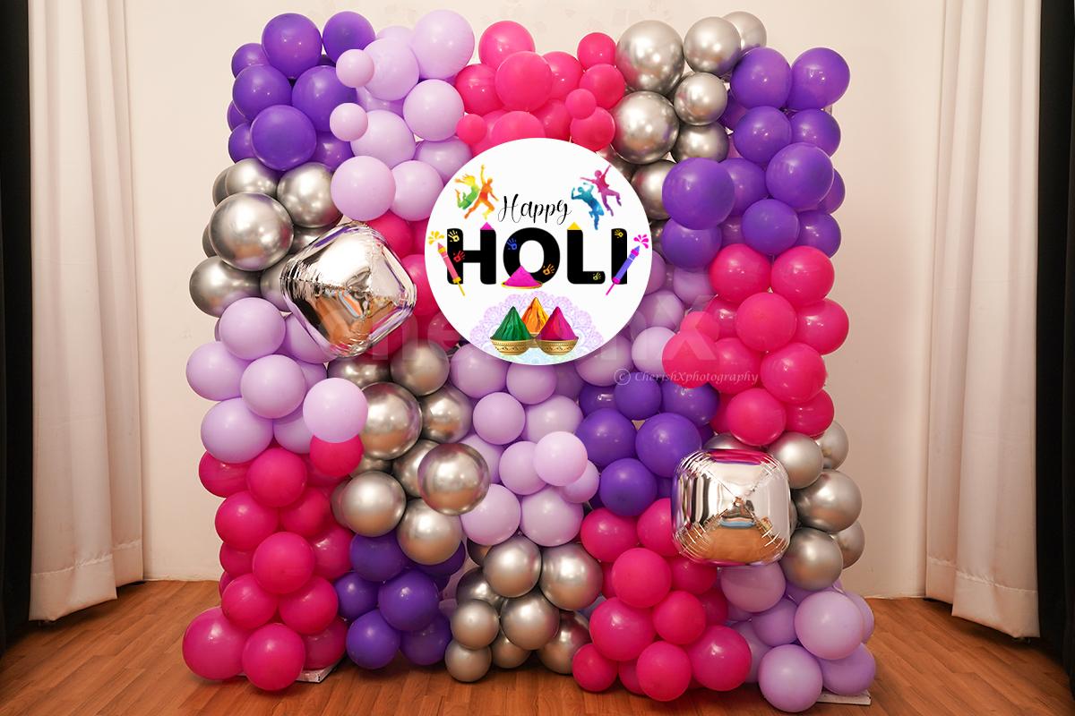 Celebrate the spirit of Holi with best balloon decor by CherishX ...