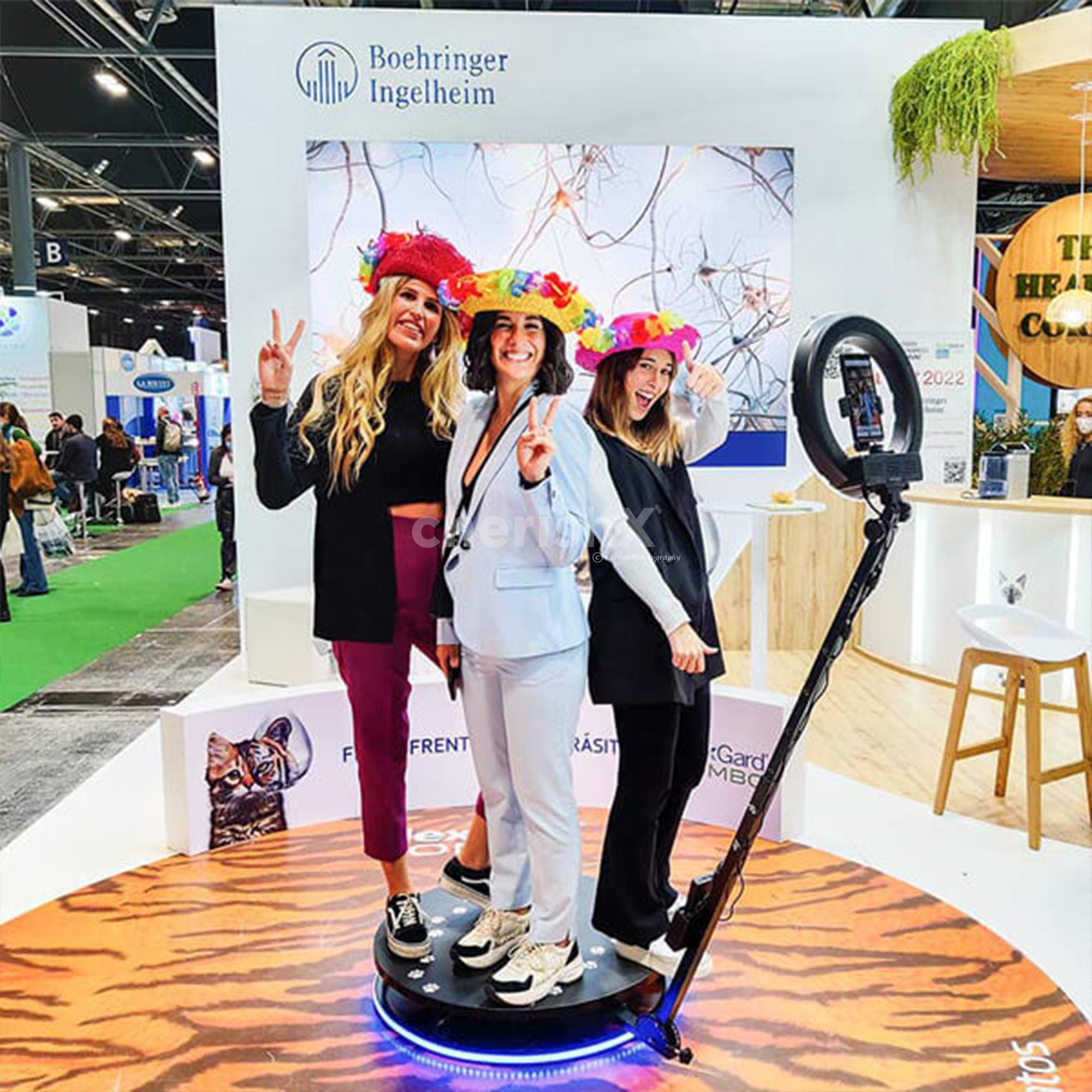 A 360 degree Selfie Booth Will Be A Creative And Surprising Addition To