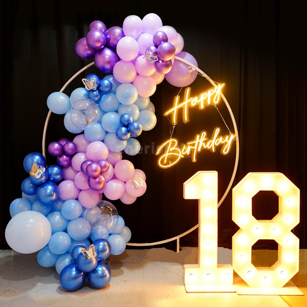 Stun your loved one with Oceanic Oasis Ring Birthday Decor. | Delhi NCR