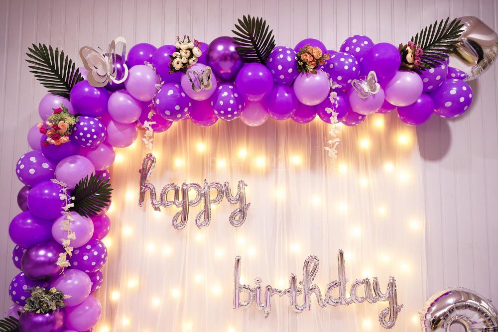 Regal Purple Affair Birthday Decoration for Your Special Celebrations | Bangalore