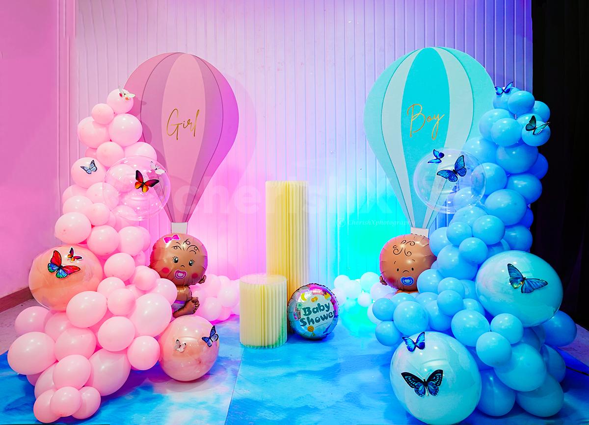 Plan A Perfect Baby Shower With Parachute Themed Decorations | Delhi NCR