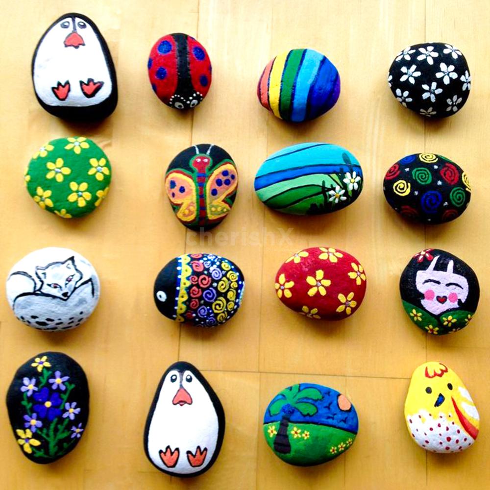 Engaging Pebble Stone Painting Activity For Kid s Birthday Party Engaging Pebble Stone Painting Activity For Kid s Birthday Party