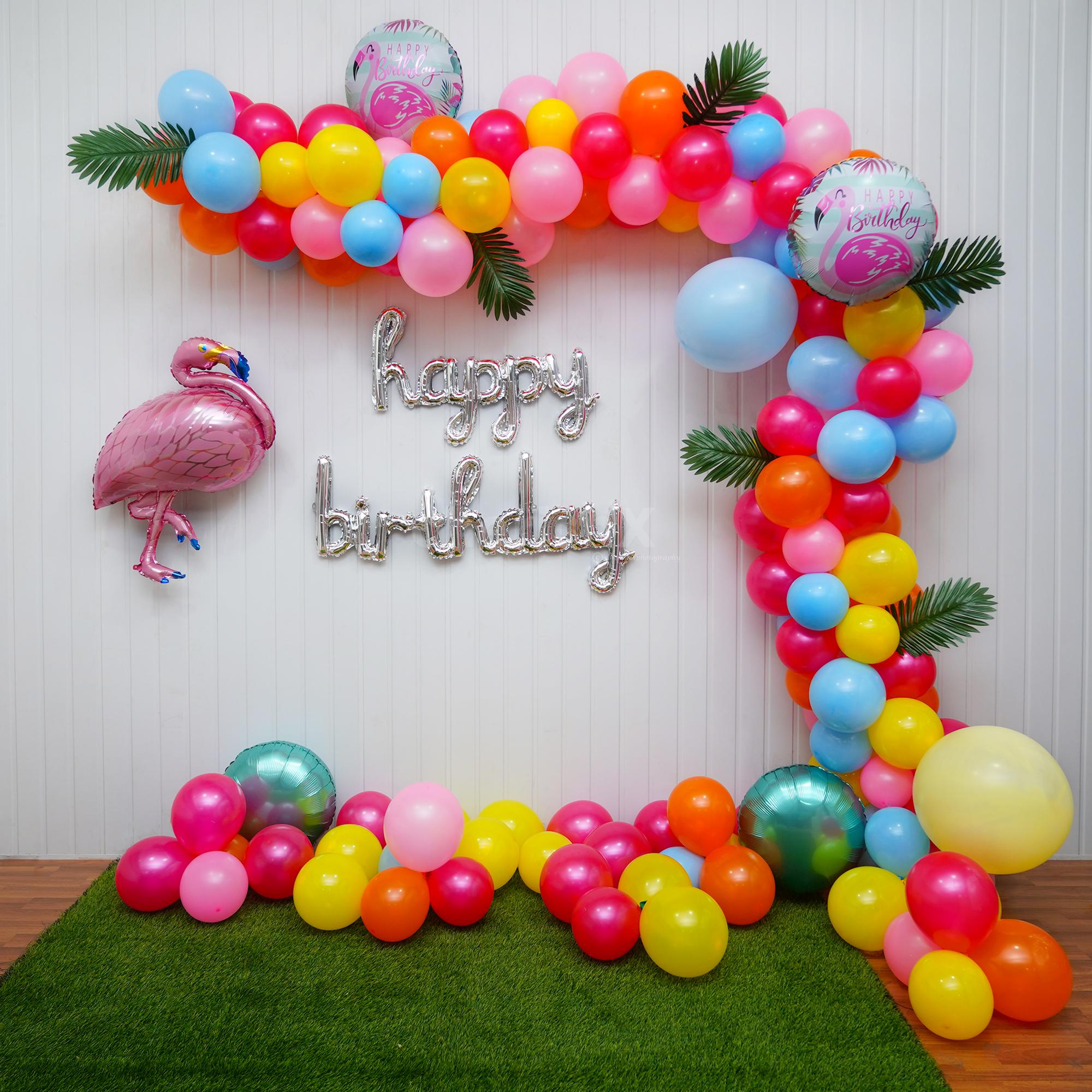 Flamingo Balloon Bliss Decoration for your Kid's Birthday Party | Jaipur