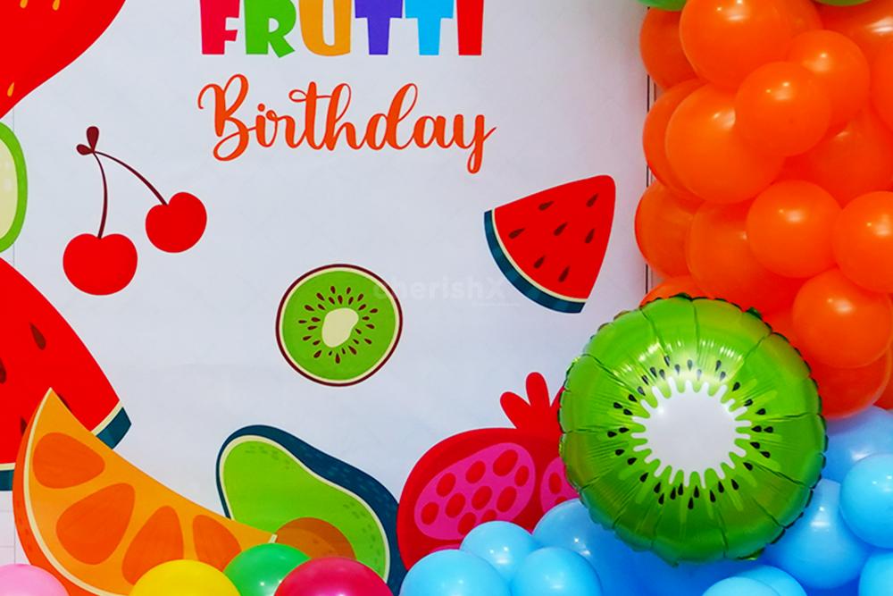 Rainbow Fruit Delight Decoration for Your Kid's Birthday Party | Delhi NCR