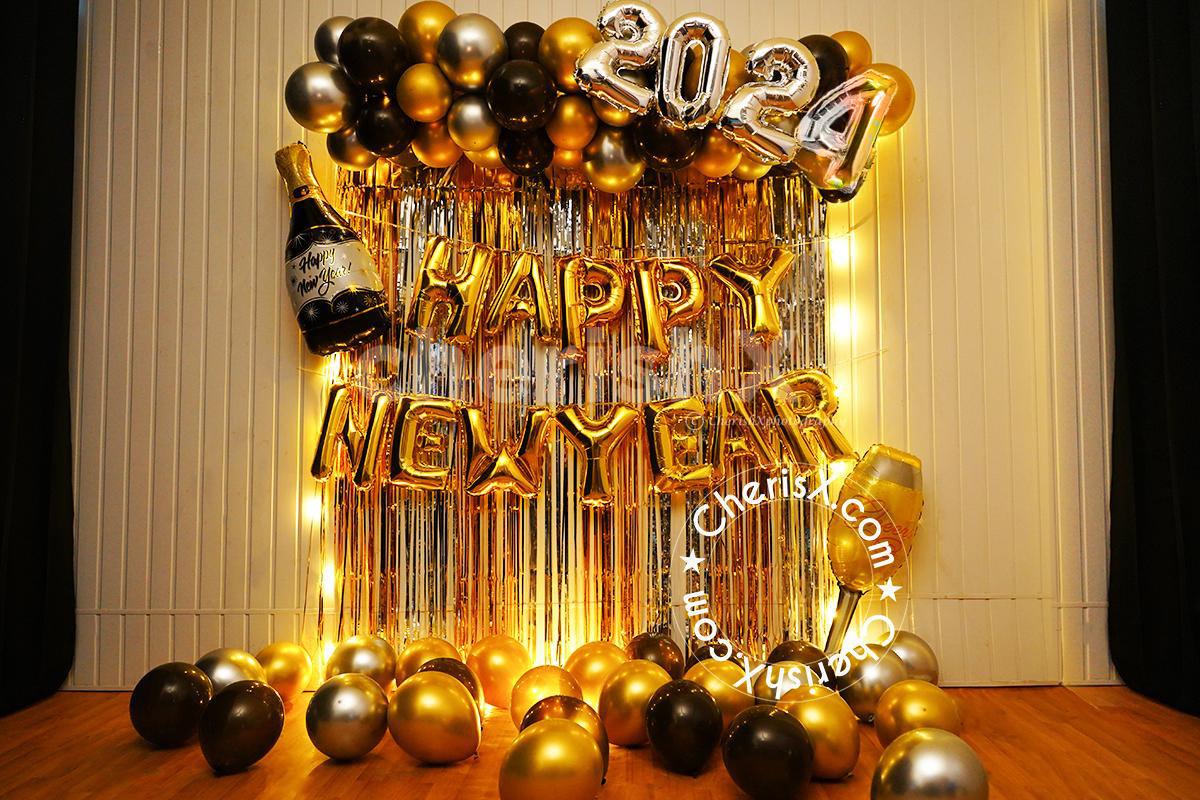 The celebration of new year theme party can never go with this special ...