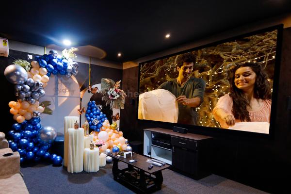 Create magical moments with your partner amidst a private movie night ...